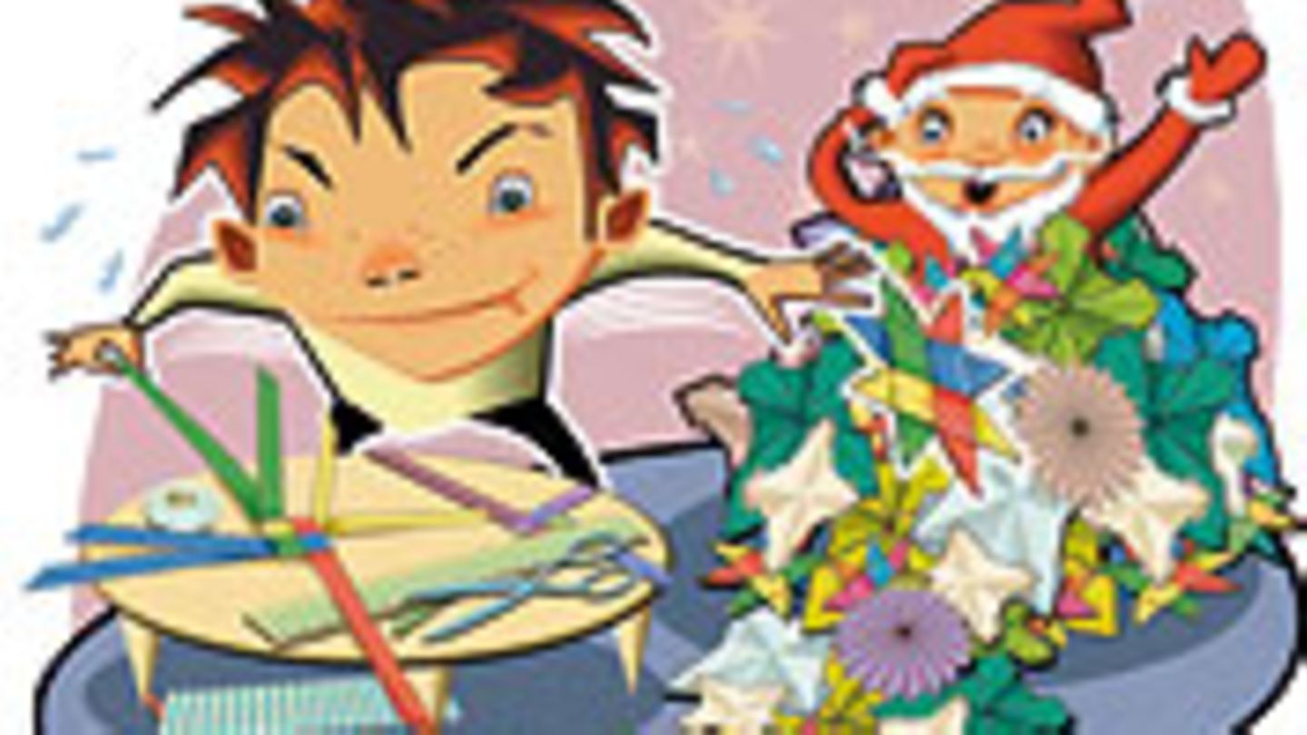 Grünes Licht für gute Laune: Papiersterne – flott gefaltet, herrlich ...