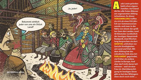 Wikinger: Comic: Eine Frau steht ihren Mann - Bild 6 - [GEOLINO]