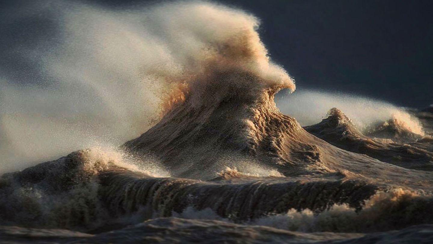 Eriesee: Die Kraft der Wellen in atemraubenden Bildern - [GEO]