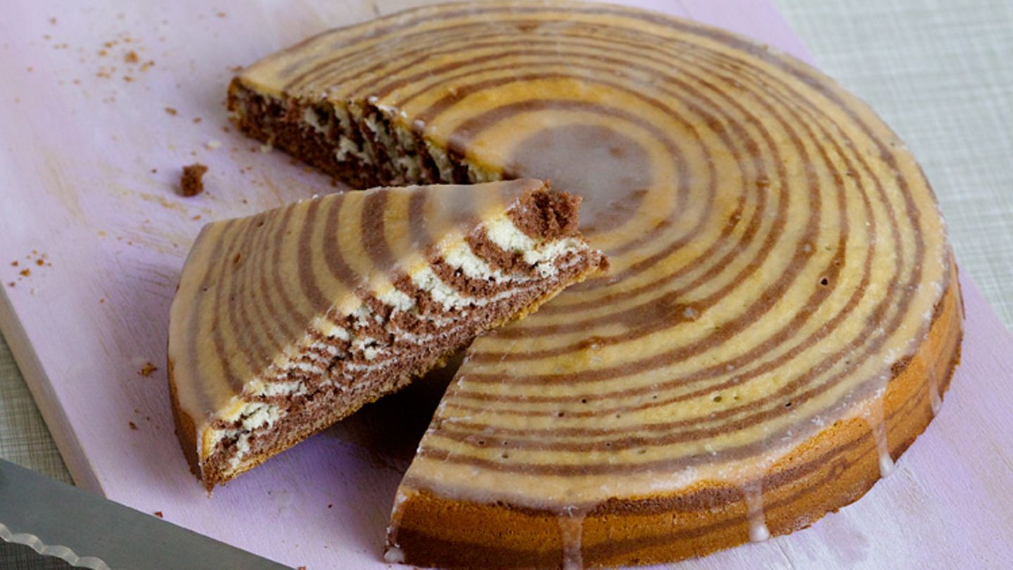 Backen: Rezept Zebrakuchen - [GEOLINO]