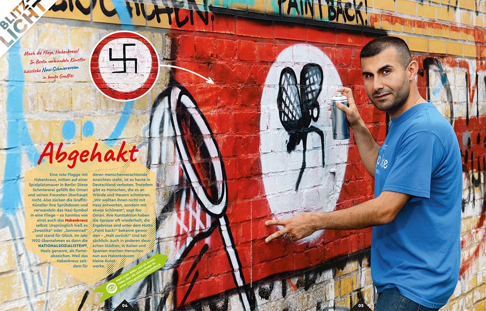 Paintback: Wenn Hakenkreuze zu Bildern werden - [GEOLINO]