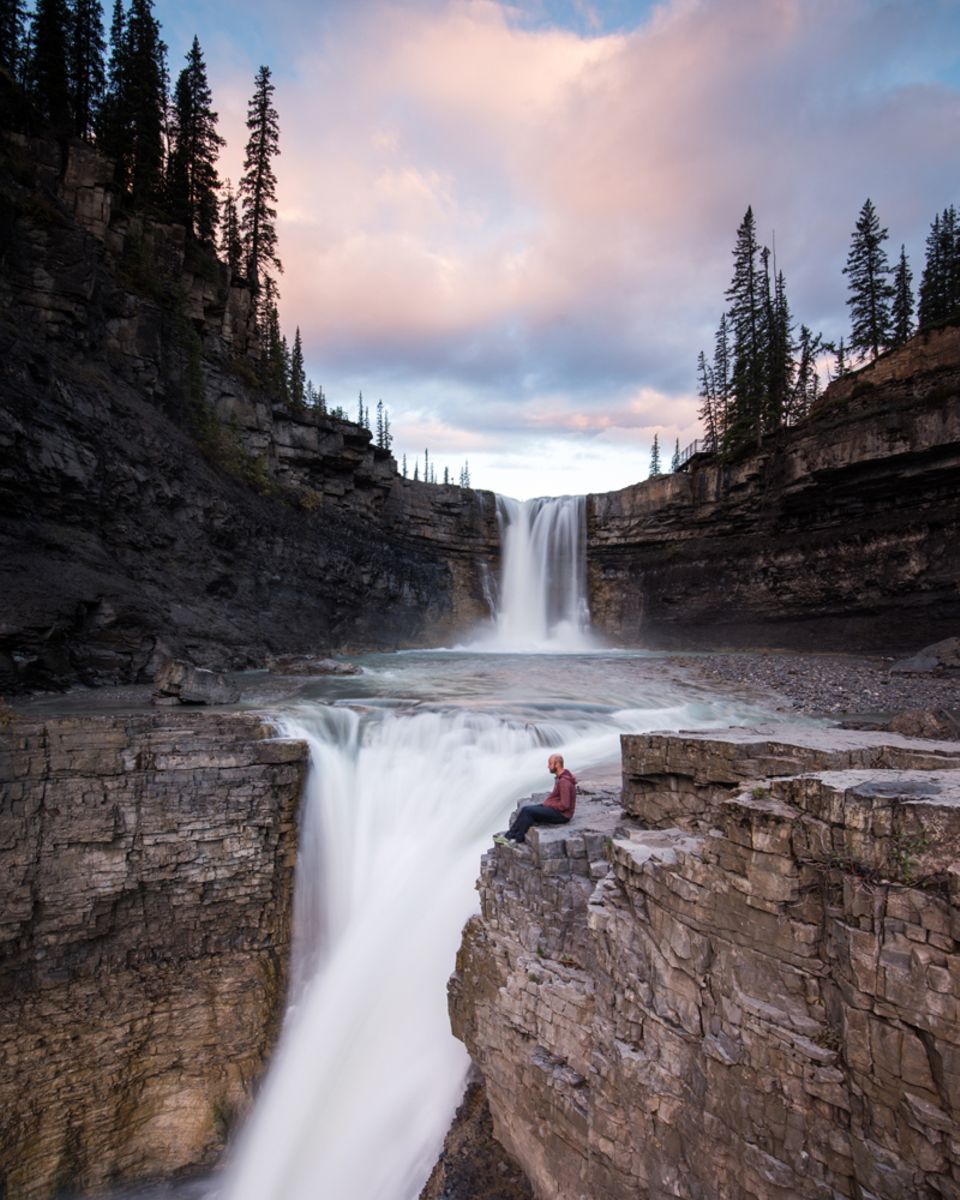 Crescent Falls am David Thompson Highway - [GEO]