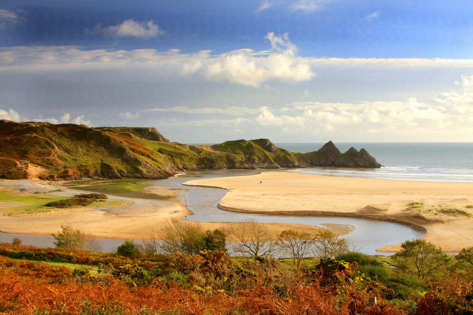 Three Cliffs Bay, Wales - [GEO]