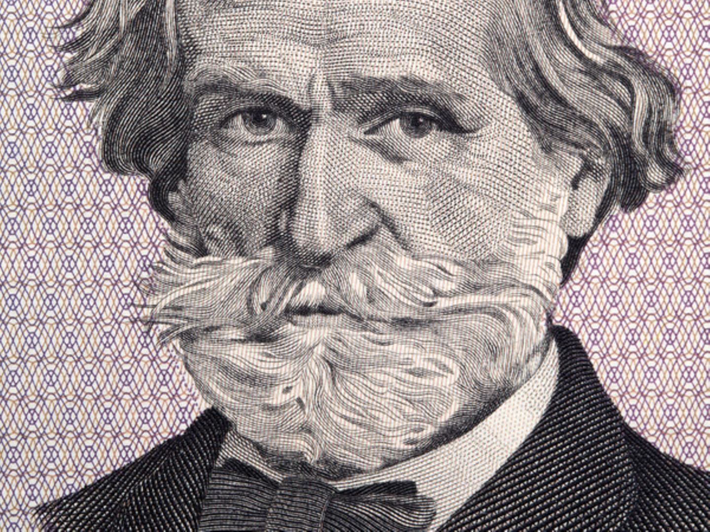 Verdi Baard Wandbild „Karikatur Von Giuseppe Verdi, Komponist“ Von