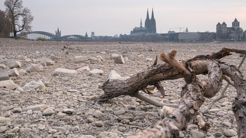 Sinkende Pegelstände: "Hungersteine" werden sichtbar - [GEO]