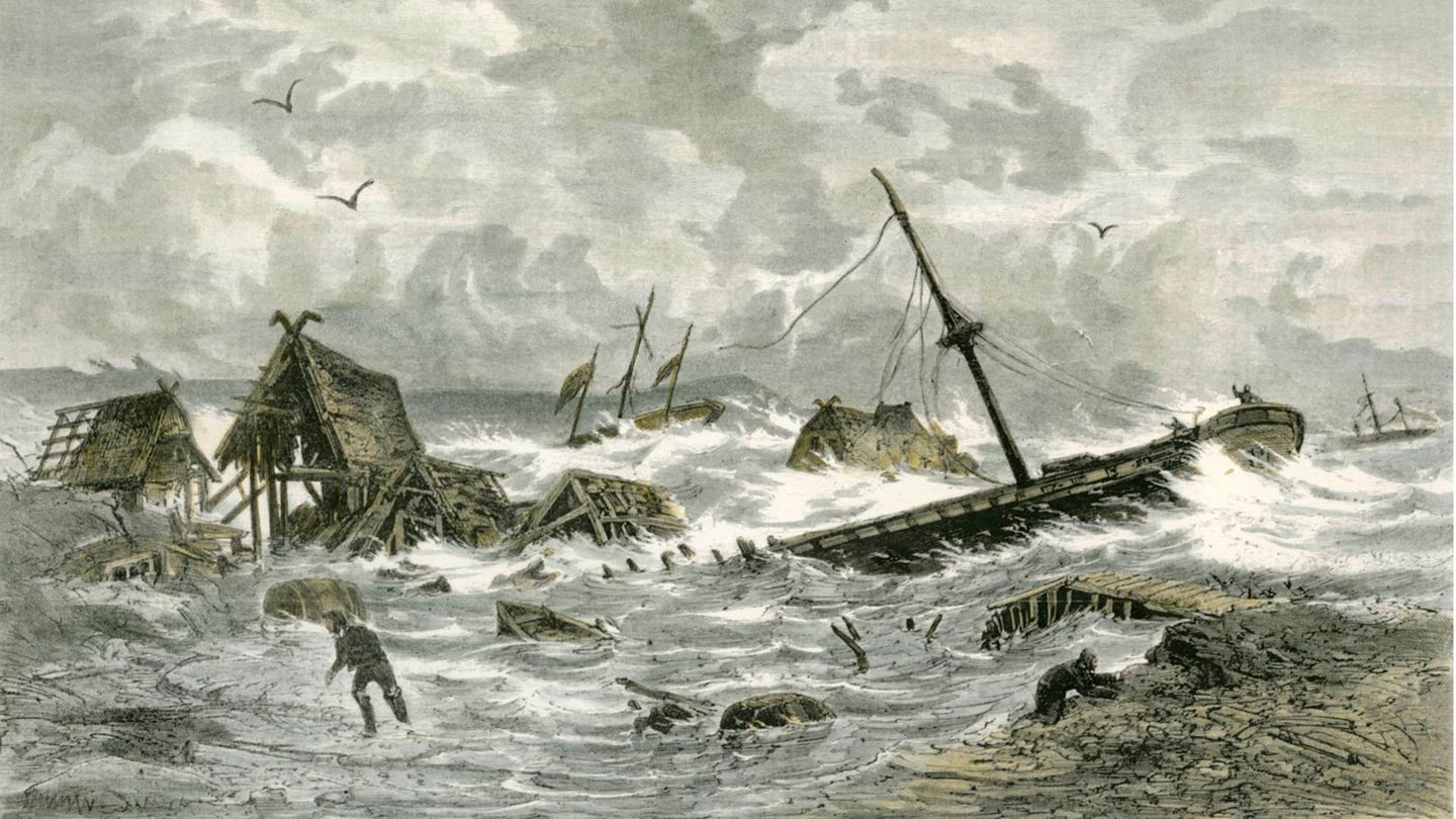 Ostsee-Sturmflut 1872: Als das Meer ganze Dörfer verschlang - [GEO]