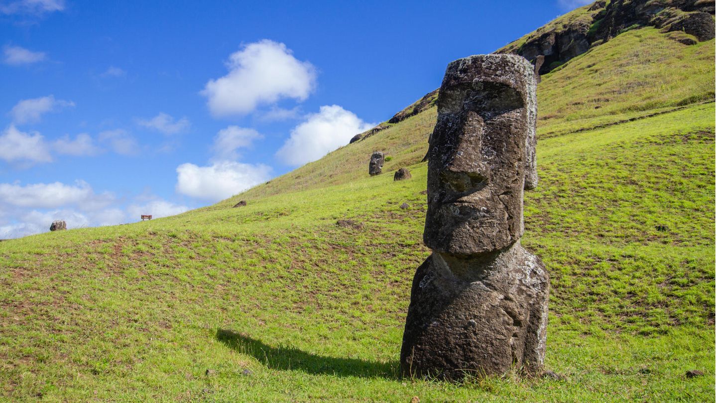 Neue Moai-Statue auf der Osterinsel entdeckt - [GEO]