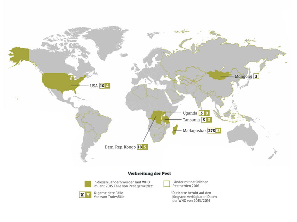 Karte Der Schwarzen Pest