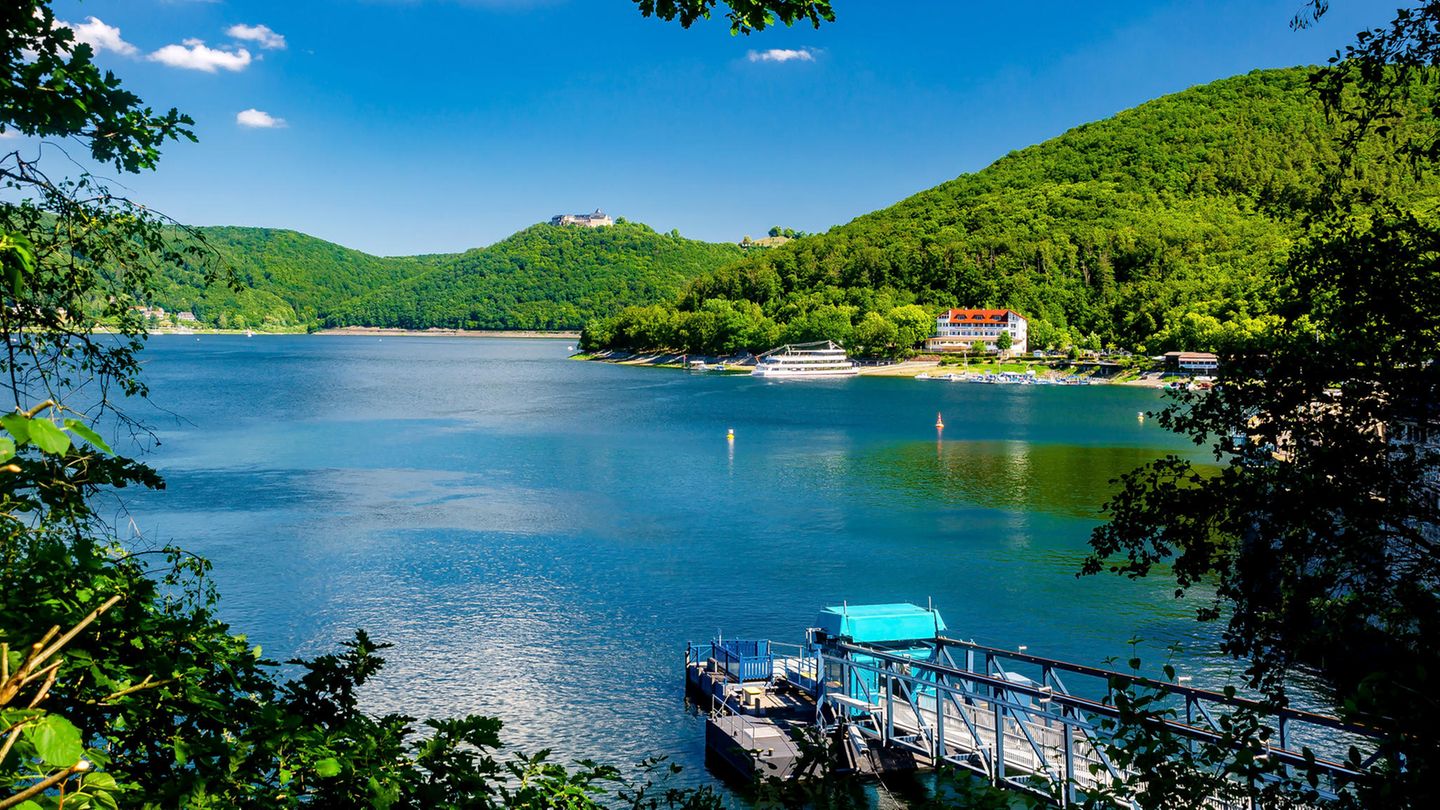 Idylle in Hessen: Waldeck, Edersee - [GEO]