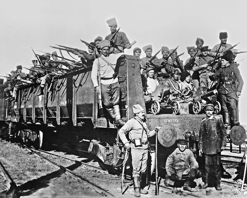 Russischer Bürgerkrieg 1917 bis 1922: Rote Armee gegen Weiße Armee - [GEO]