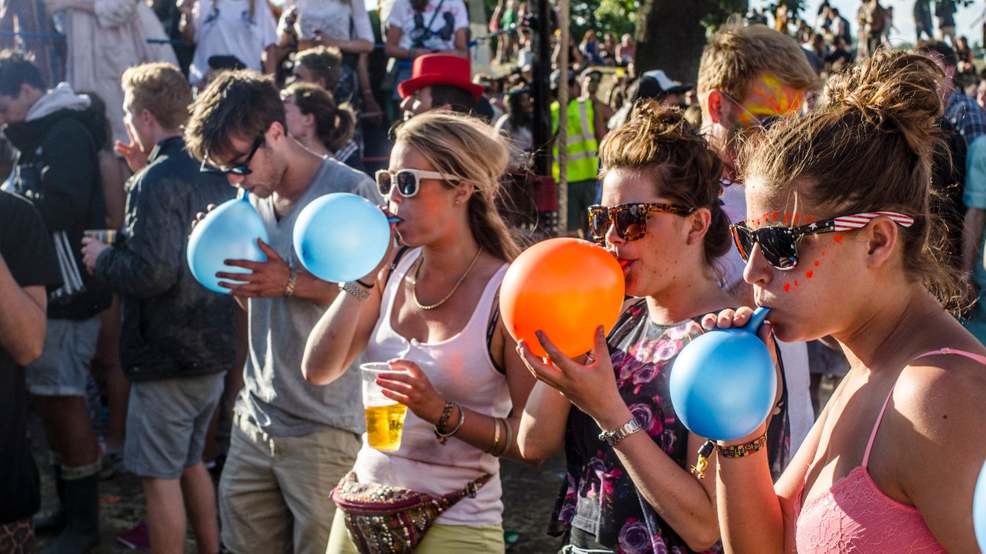 Lachgas: Die Partydroge kann gefährliche Nebenwirkungen haben - [GEO]