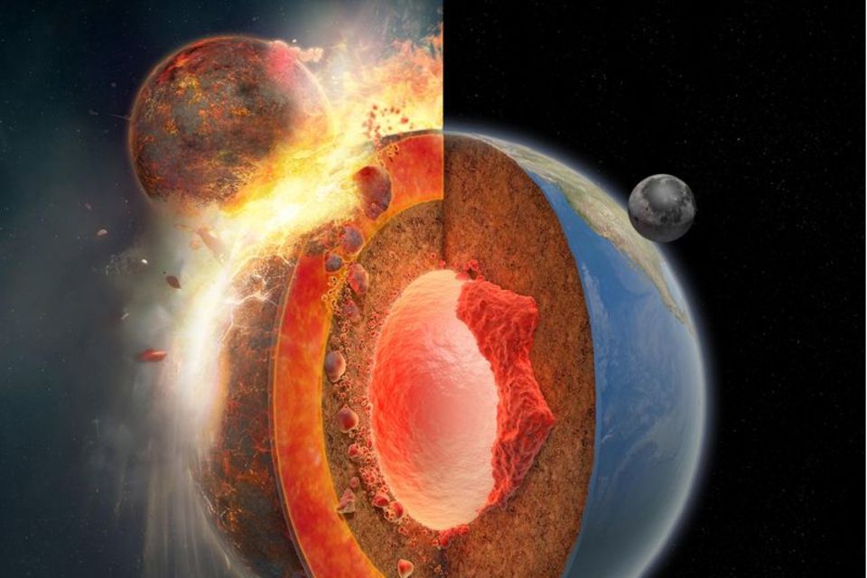 Forschende entdecken Reste von Himmelskörper Theia im Erdmantel - [GEO]