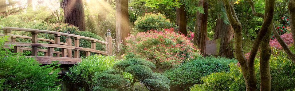 Portland Japanese Garden, Oregon, USA - [GEO]