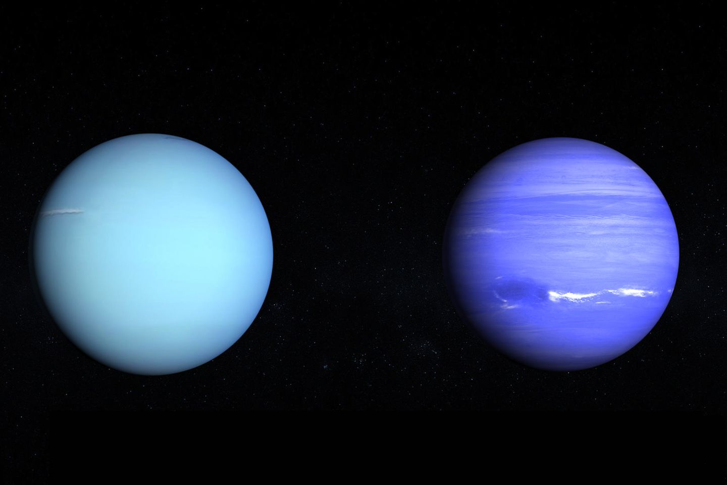 Neptunus Planeet Echte Foto's
