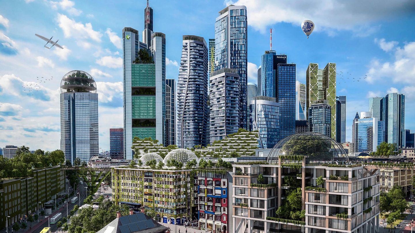 Zukunftsbilder 2045: Bildband zeigt, wie Städte und Co. klimafit werden ...