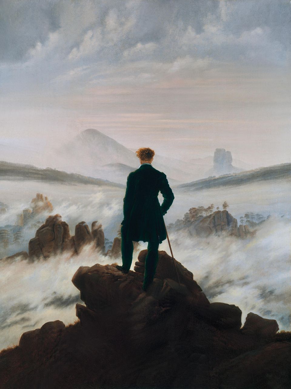 Der Wanderer über dem Nebelmeer: Warum die Romantik-Ikone das Bild der ...