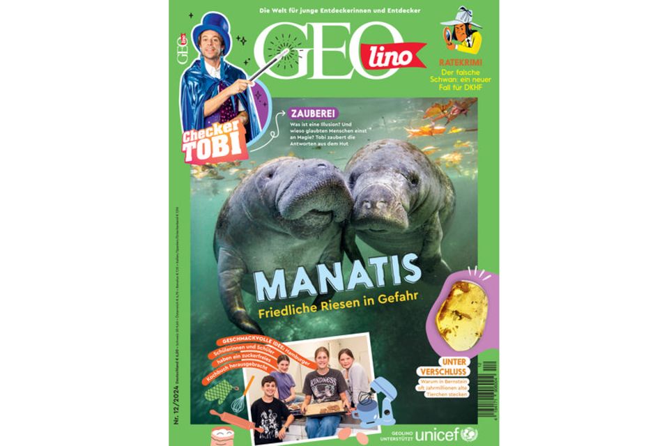 GEOlino Magazin: Manatis Ausgabe 12-2024 - [GEO]